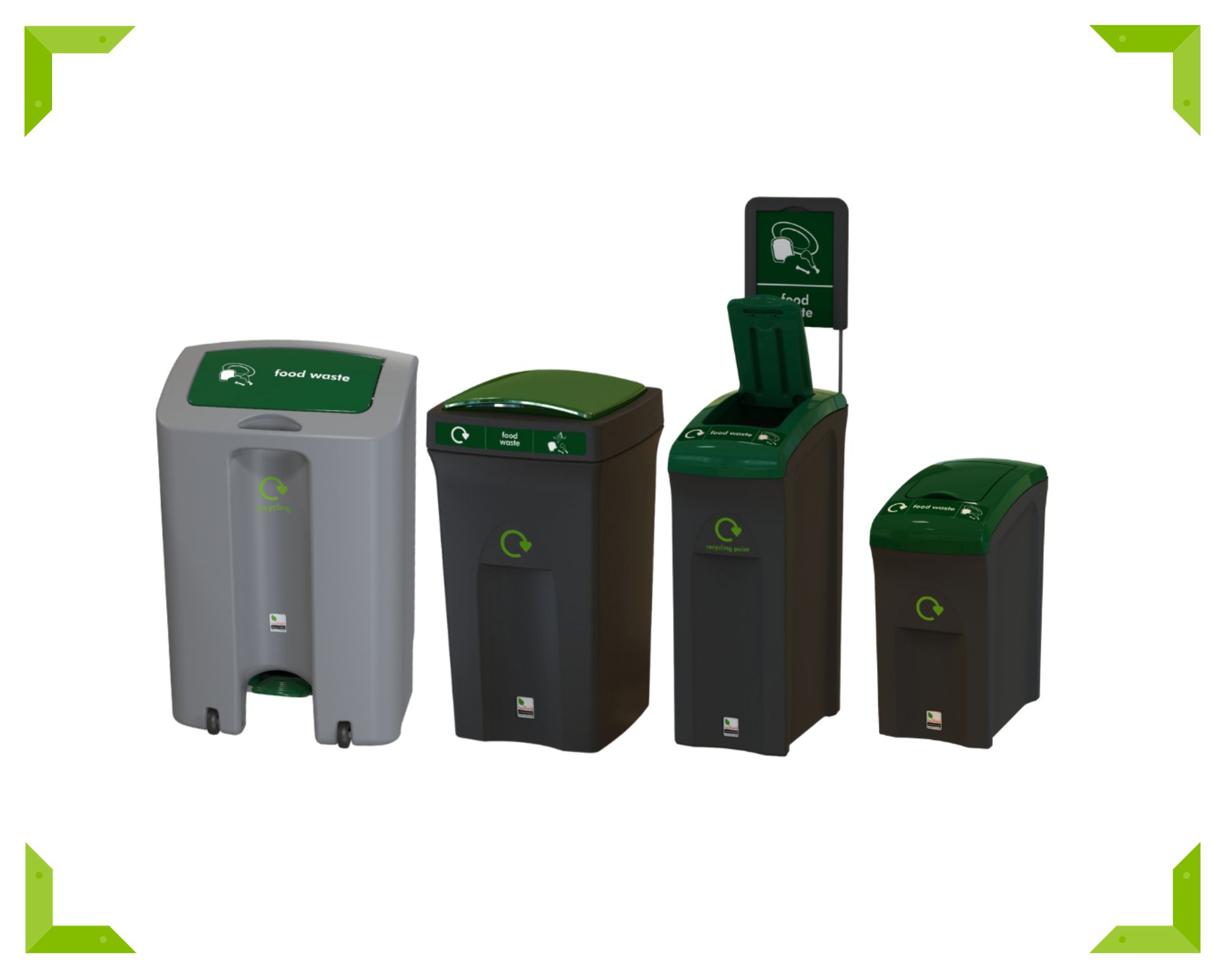Food Waste Recycling Bin Range - Leafield Environmental Ltd
